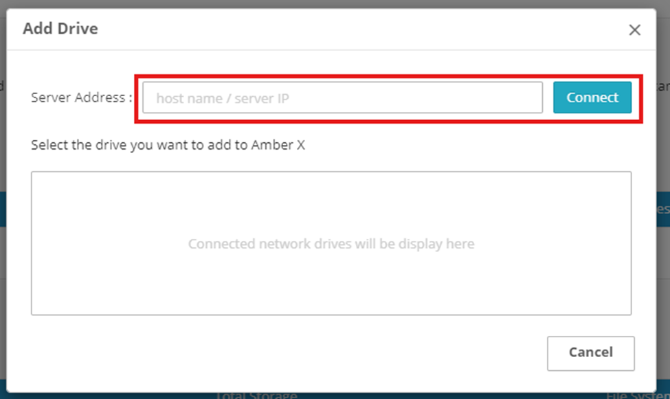 Adding a NAS drive to your Amber X for remote access – Amber Support