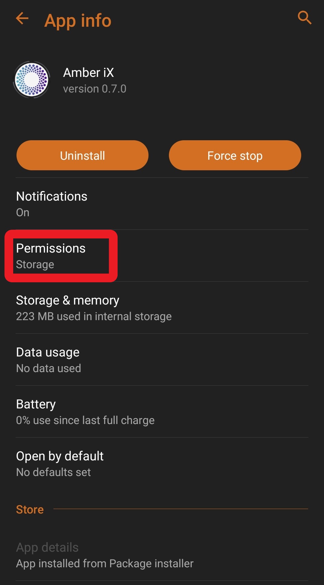 Enabling Location Permission in Android – Amber Support