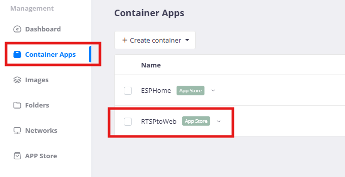 Installing RTSPtoWeb (Home Assistant add-on) – Amber Support